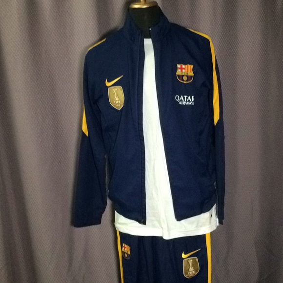 Nike | Jackets & Coats | Fc Barcelona Training Set Open To Offers ...